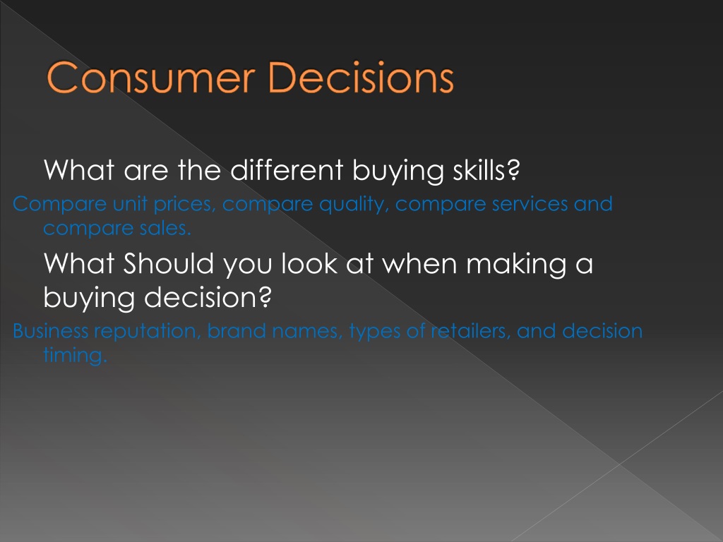 PPT - Consumers In the U.S. Economy PowerPoint Presentation, free ...