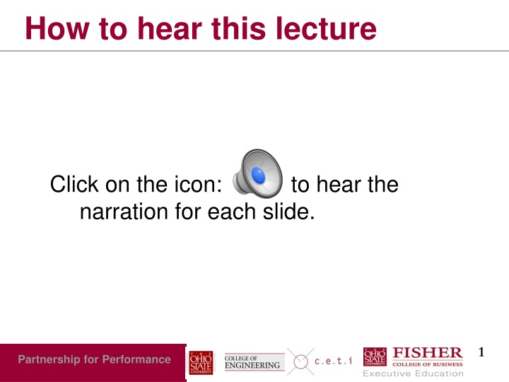 PPT - How to hear this lecture PowerPoint Presentation, free download ...