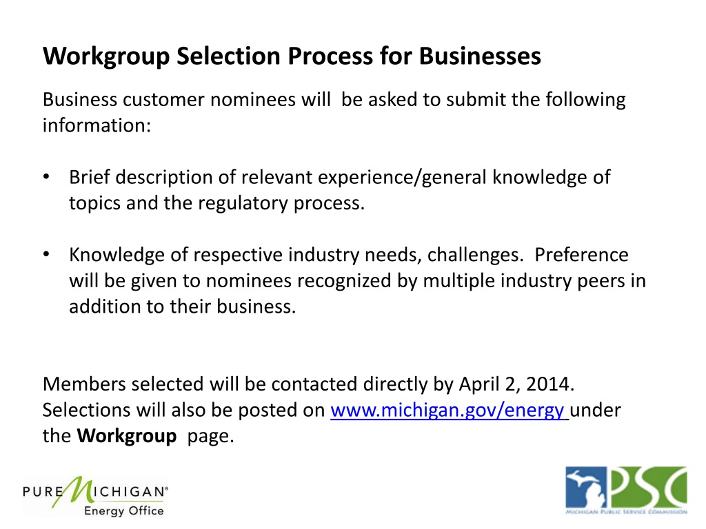 PPT - Energy-Intensive Industrial Rates Workgroup Information Session ...