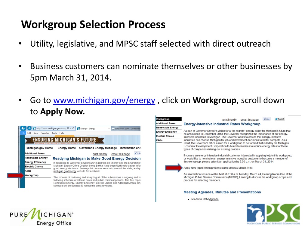PPT - Energy-Intensive Industrial Rates Workgroup Information Session ...