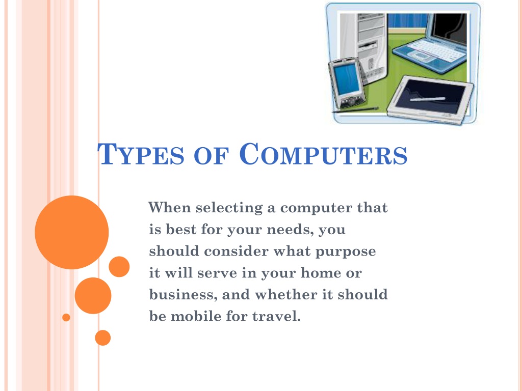 PPT Types Of Computers PowerPoint Presentation Free Download ID 