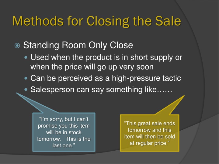 PPT - The Selling Process Steps 6,7,8 PowerPoint Presentation - ID:1513307