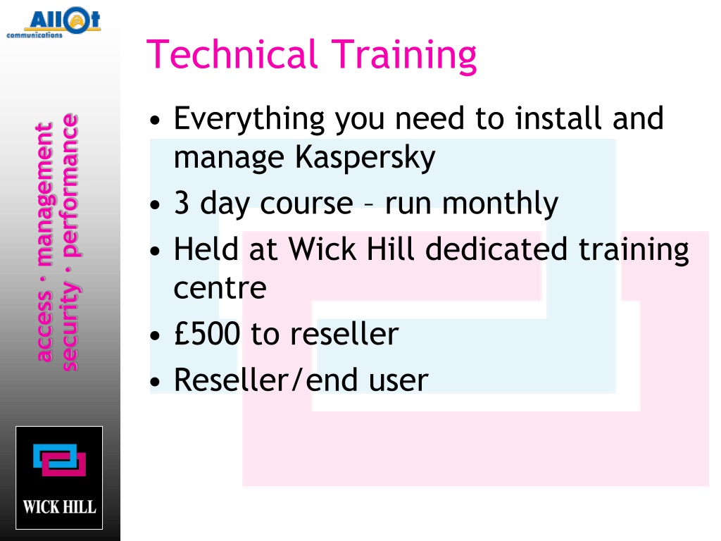 PPT - Partnering with Wick Hill and Kaspersky PowerPoint Presentation ...