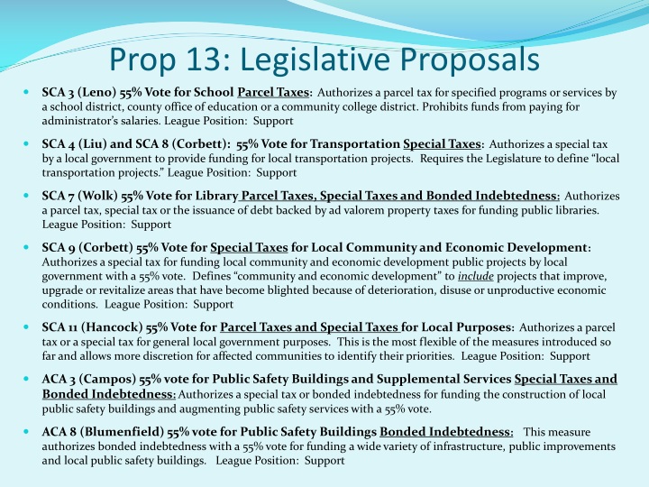 PPT - A Brief History & Enduring Legacy of Prop 13 PowerPoint ...