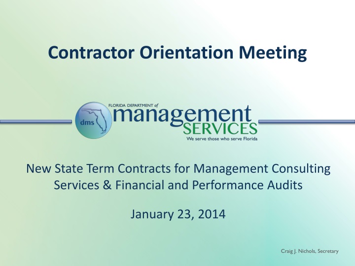 PPT - Contractor Orientation Meeting PowerPoint Presentation, free ...