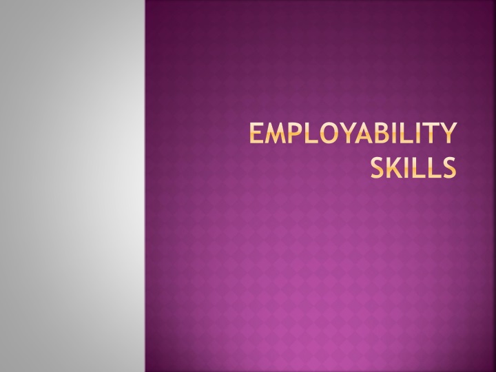 PPT - Employability Skills PowerPoint Presentation, free download - ID ...