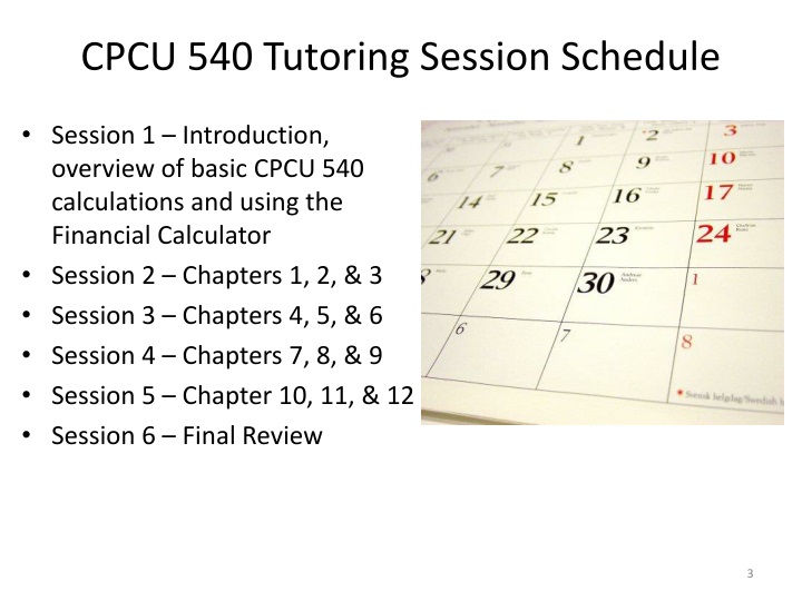 PPT - CPCU 540 – Finance and Accounting for Insurance Professionals ...