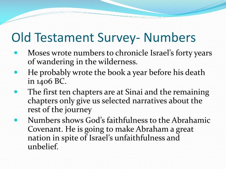 PPT - Old Testament Survey- Exodus PowerPoint Presentation - ID:1515399