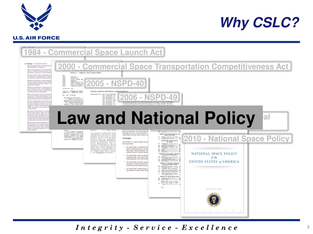 PPT - FY13 Legislative Proposal - Commercial Space Launch Cooperation ...