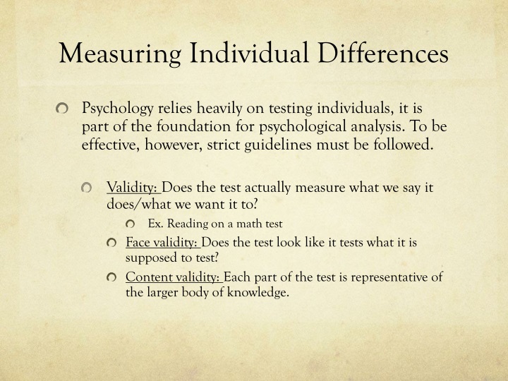 PPT - Chapter 11: Testing and Individual Differences PowerPoint ...