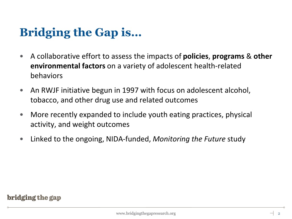 PPT - Food Marketing to Children and Youths: Evidence from the Bridging ...