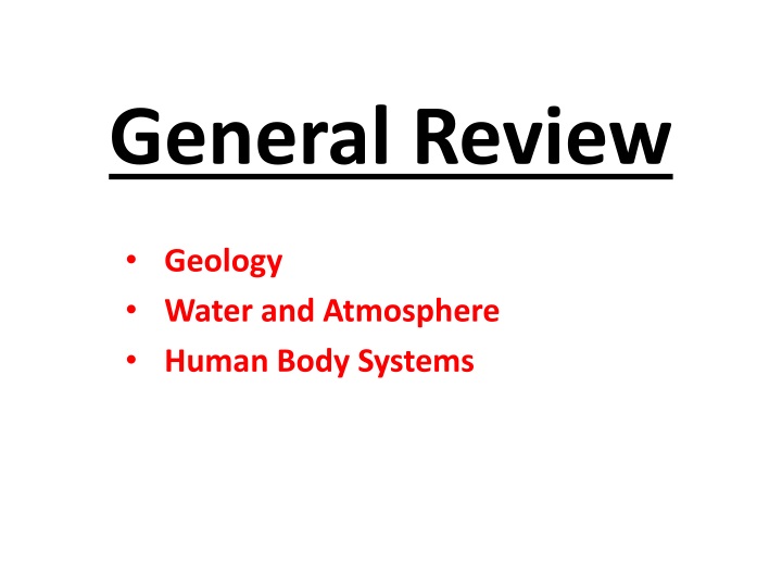 PPT - General Review PowerPoint Presentation, free download - ID:1517899