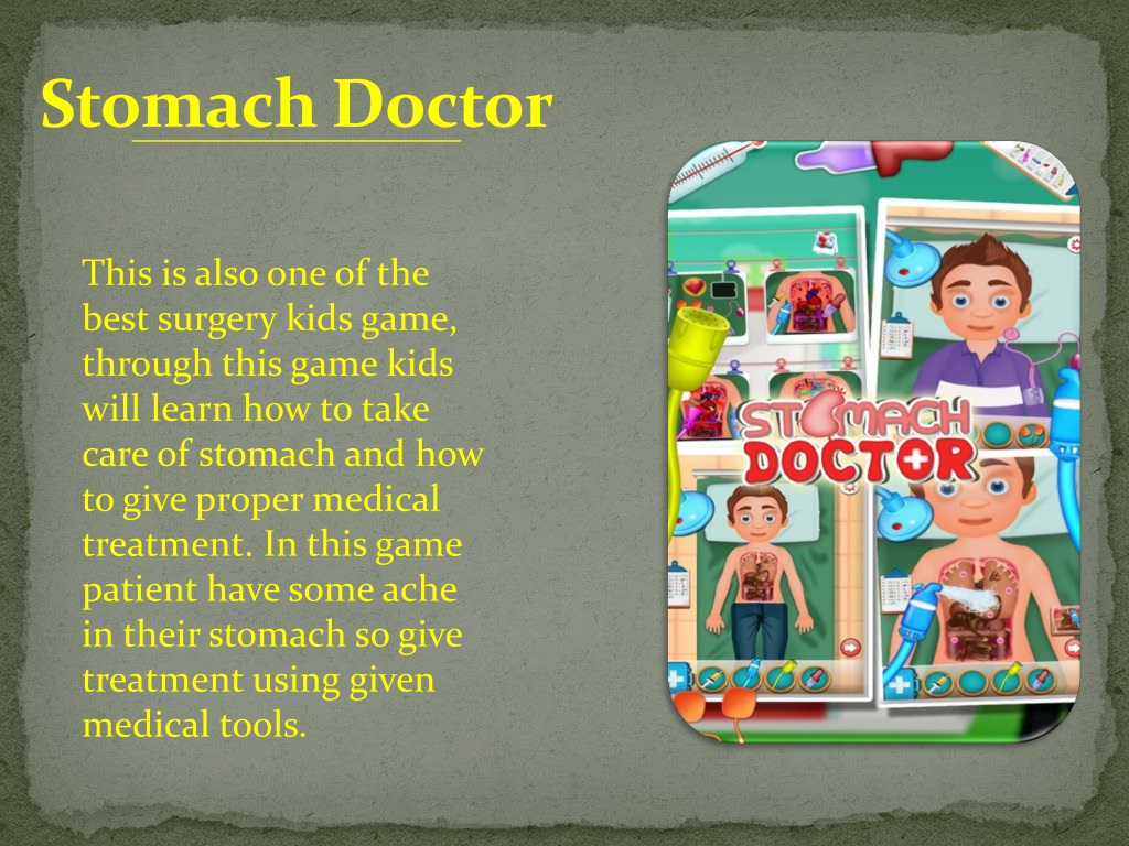 PPT - Virtual Surgery Kids Games - Kids Will Learn Basic Medical T ...