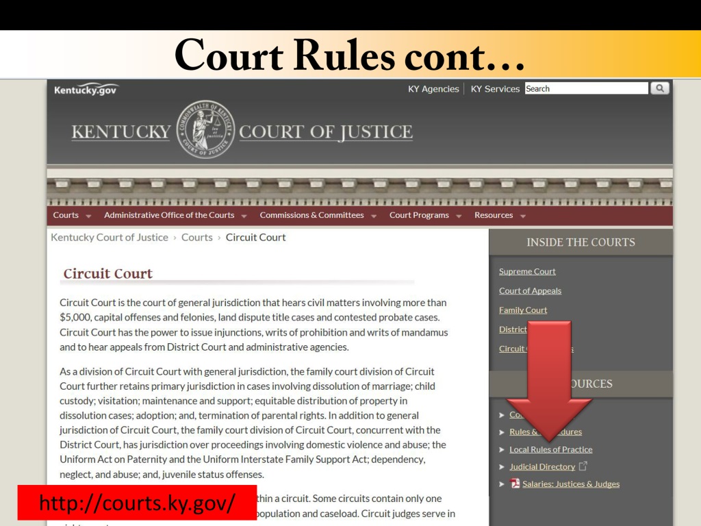 PPT - Kentucky Legal Research PowerPoint Presentation, free download ...