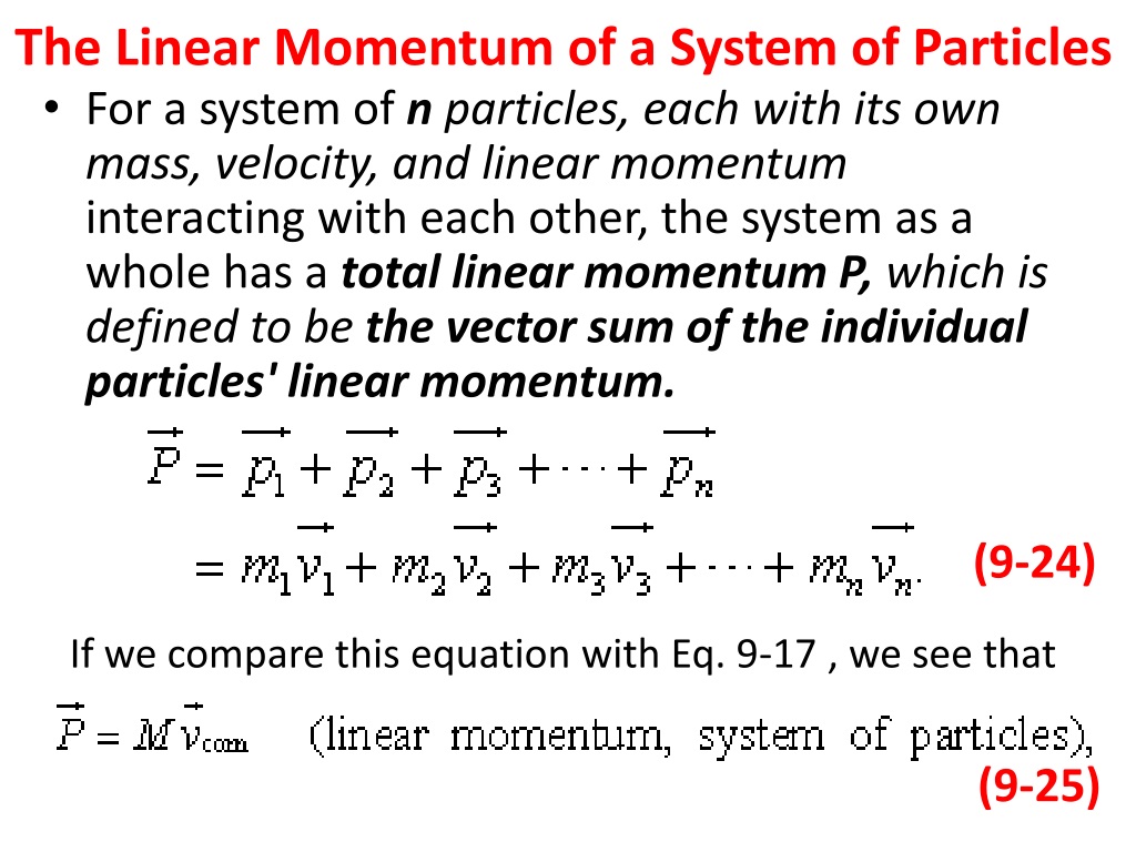 PPT - Chapter 9 Center of Mass and Linear Momentum PowerPoint ... PPT - Chapter 9 Center of Mass and Linear Momentum PowerPoint ...
