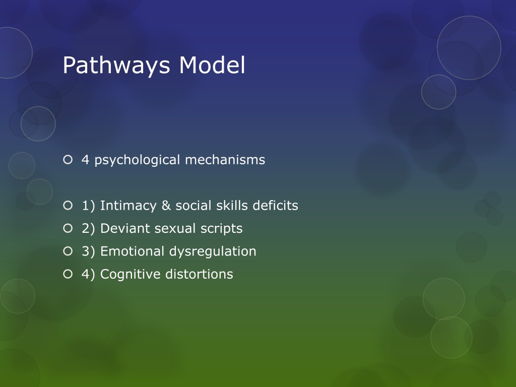 PPT - Forensic & Applied Cognitive Psychology Sexual Offending ...