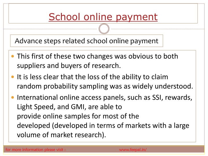 PPT - The online portal of school online payment PowerPoint ...