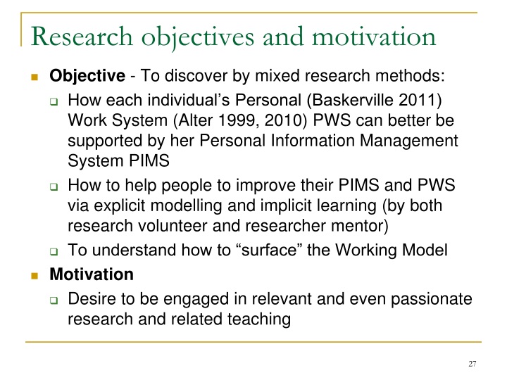 PPT - A Personal Working Model markrogergregory PowerPoint Presentation ...