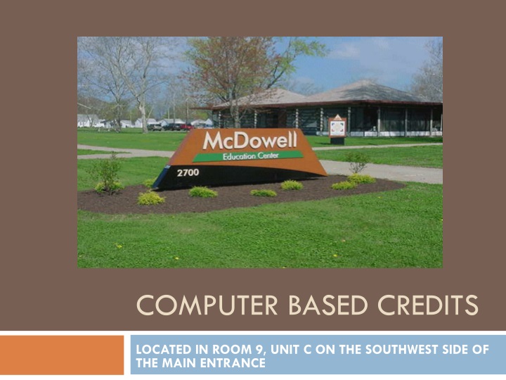 PPT - Computer based credits PowerPoint Presentation, free download ...