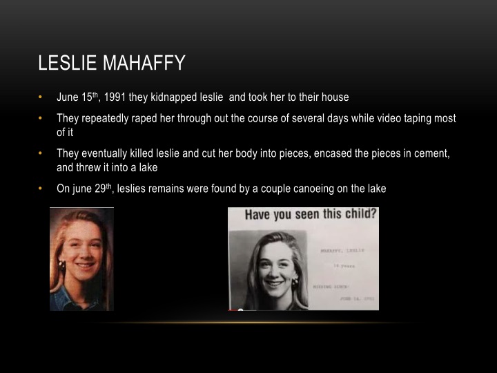 PPT - Karla Homolka PowerPoint Presentation - ID:1520307
