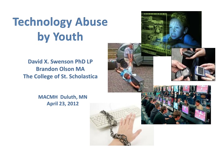 PPT - David X. Swenson PhD LP Brandon Olson MS PowerPoint Presentation ...