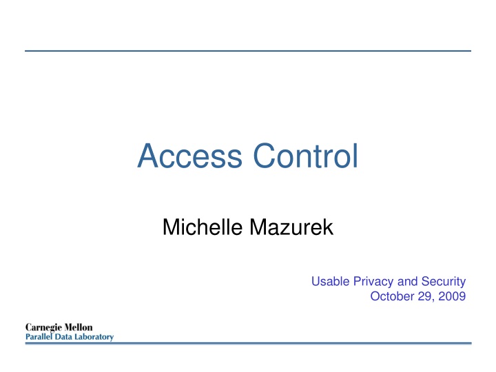 PPT - Access Control PowerPoint Presentation, free download - ID:1521535