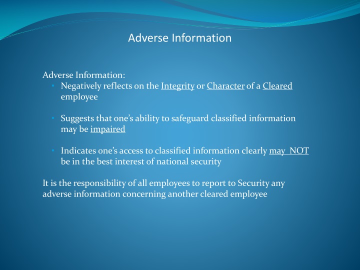 PPT - Adverse Information PowerPoint Presentation, free download - ID ...