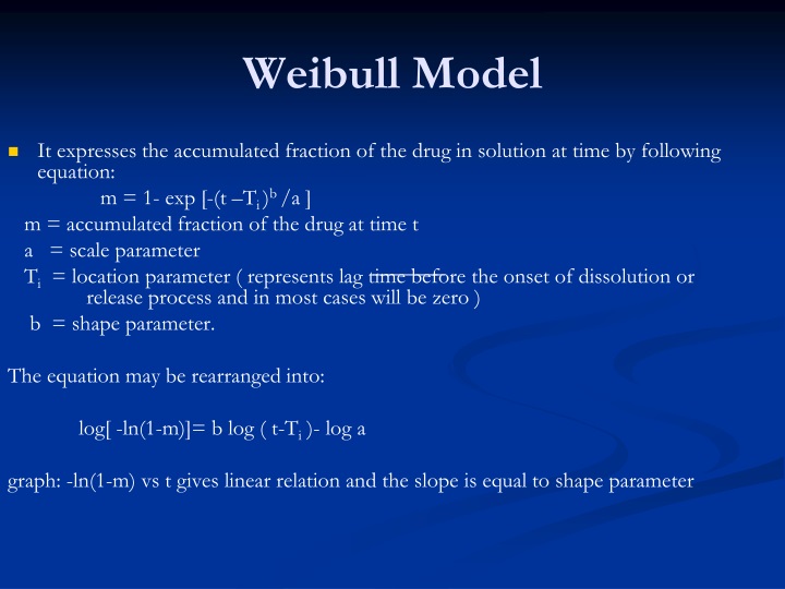 PPT - THEORIES AND MECHANISMS OF DISSOLUTION TESTING By D. PowerPoint ...