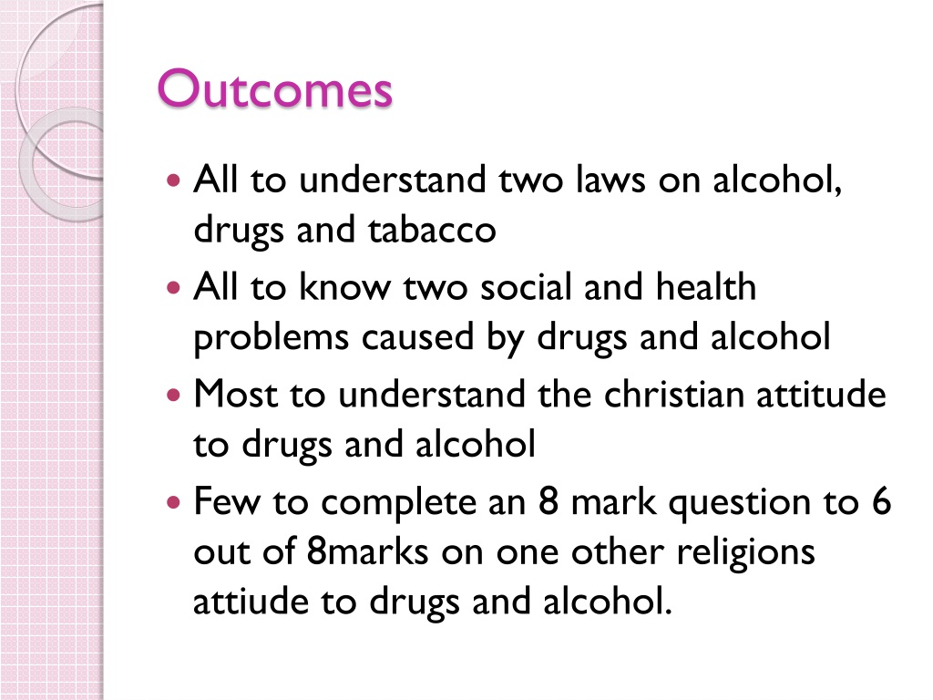 PPT - Drugs and Alcohol and Religious Attitudes PowerPoint Presentation ...