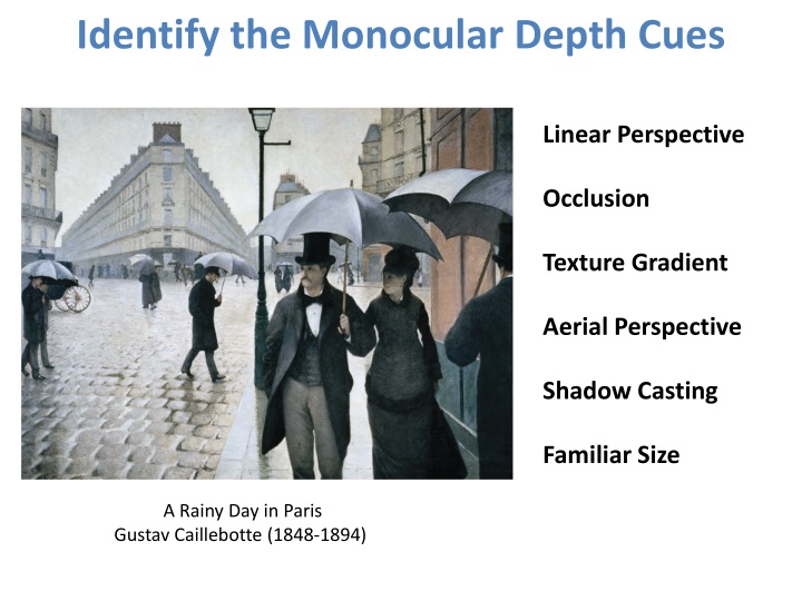 PPT - 3D Space Perception (aka Depth Perception) PowerPoint ...