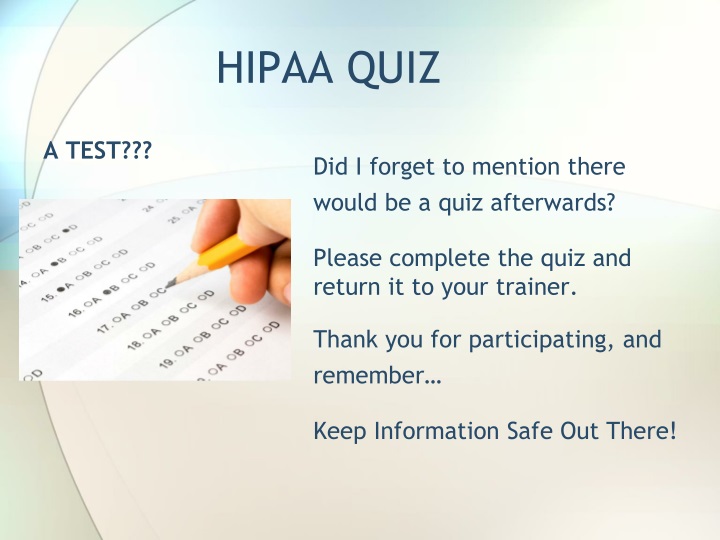 PPT - HIPAA Training PowerPoint Presentation - ID:1522870
