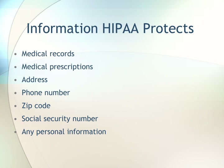 PPT - HIPAA Training PowerPoint Presentation - ID:1522870