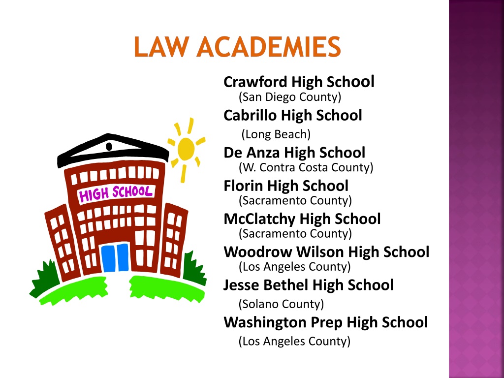 PPT - CALIFORNIA PARTNERSHIP LAW ACADEMIES PowerPoint Presentation ...