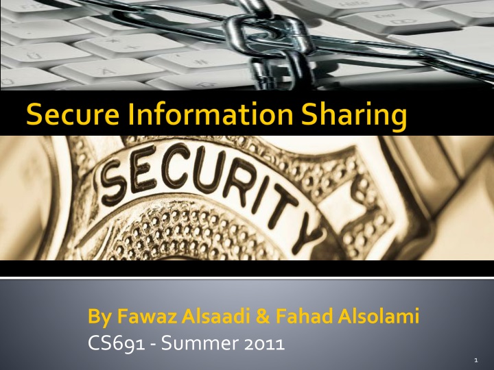 PPT - Secure Information Sharing PowerPoint Presentation, free download ...