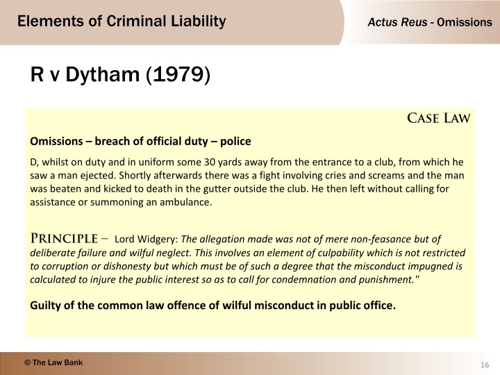 PPT - Elements of Criminal Liability PowerPoint Presentation - ID:1523939