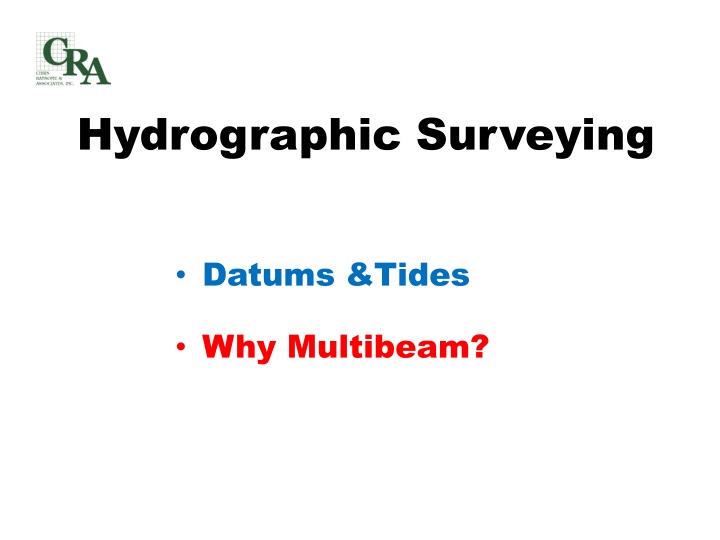 PPT - Hydrographic Surveying PowerPoint Presentation - ID:1524277