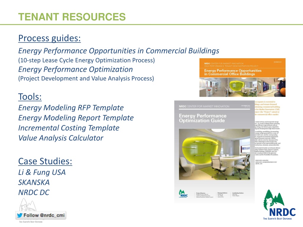 PPT - Tenant Energy Performance in Commercial Office Buildings NRDC ...