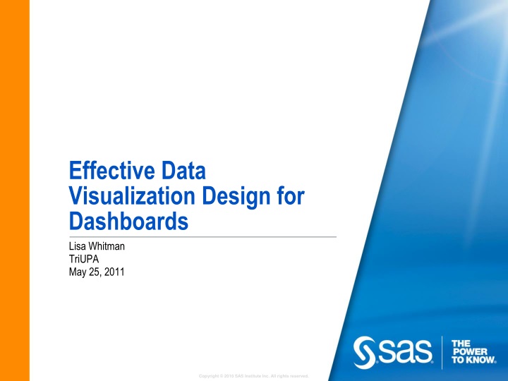 PPT - Effective Data Visualization Design for Dashboards PowerPoint ...