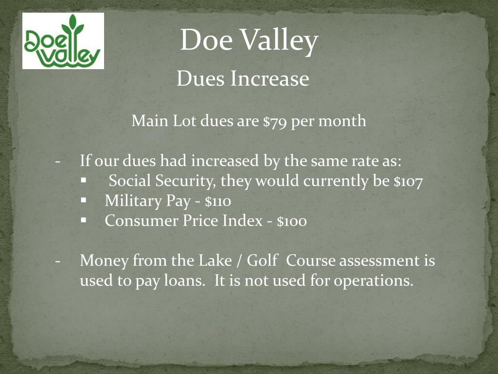 PPT - Welcome to the Doe Valley Special Town Hall Meeting 14 May 2013 ...