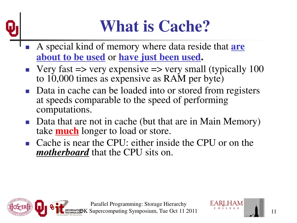 Ppt Parallel Programming And Cluster Computing The Tyranny Of The Storage Hierarchy Powerpoint 4204