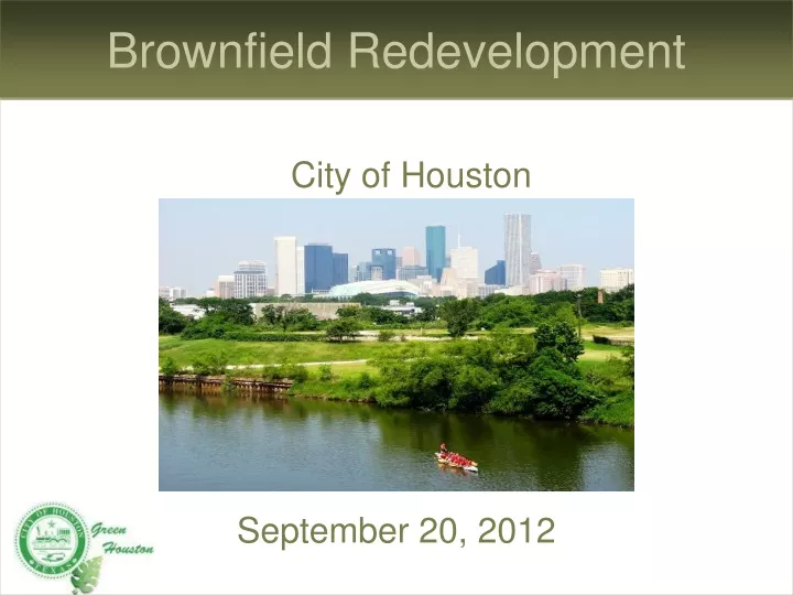 PPT - Brownfield Redevelopment PowerPoint Presentation, free download - ID:1526405