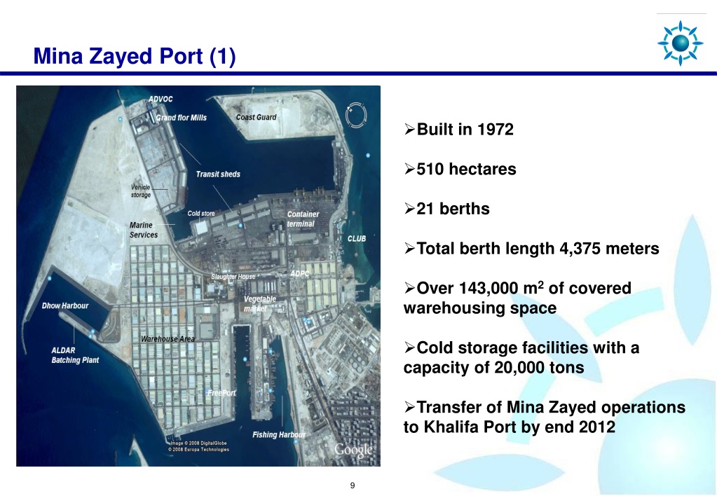 PPT - The Development of Port Infrastructure in Abu Dhabi Abu Dhabi ...