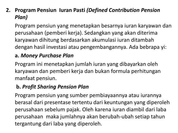 PPT - DANA PENSIUN PowerPoint Presentation - ID:1526765