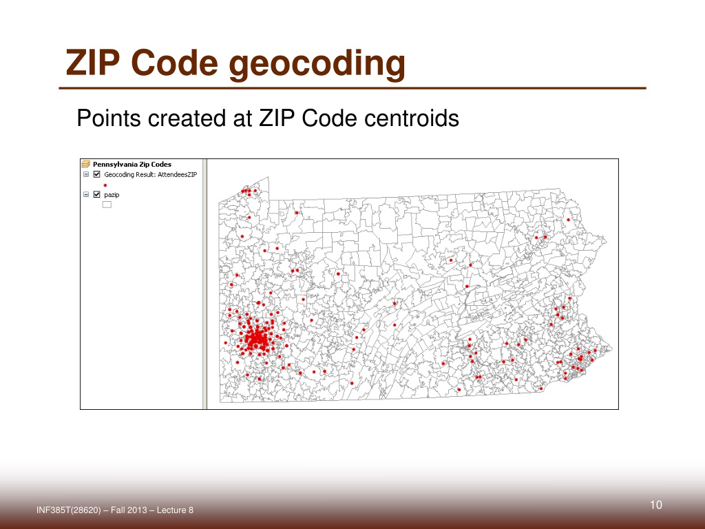 PPT - Introduction to Geographic Information Systems Fall 2013 (INF ...