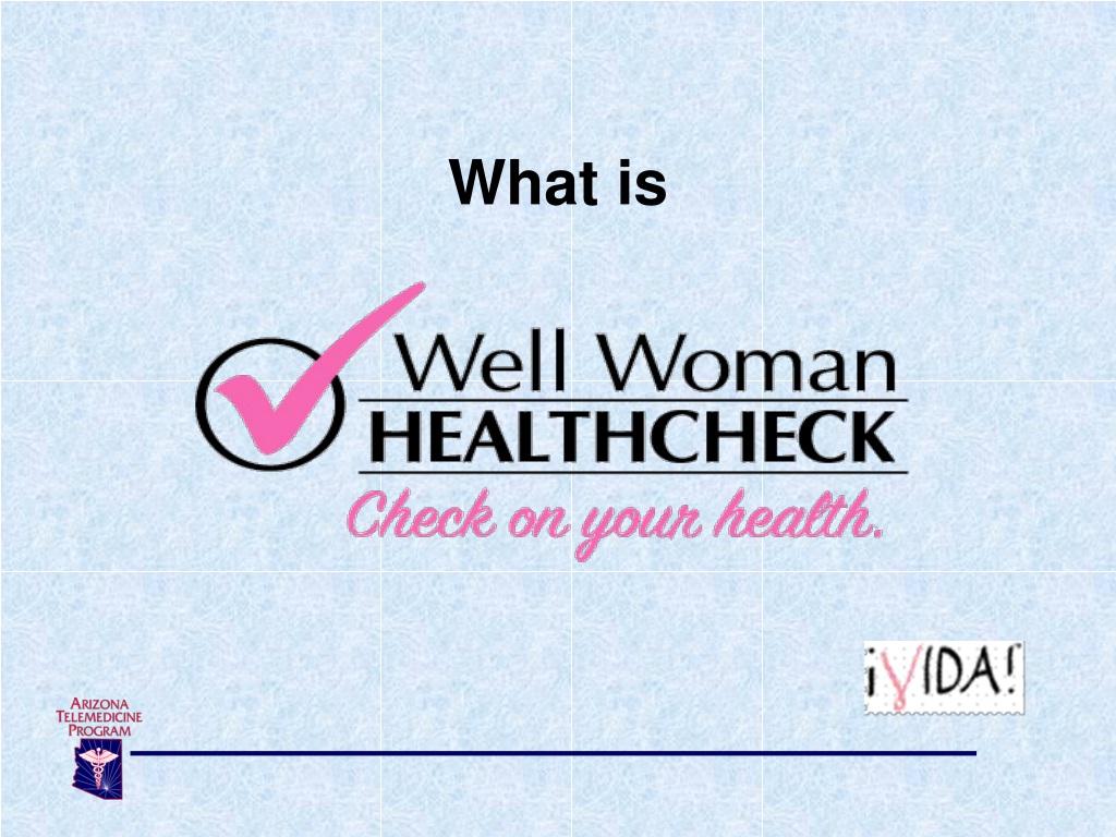 PPT - Well Woman HealthCheckProgram and New Health Care Laws PowerPoint ...