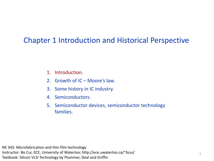 PPT - Chapter 1 Introduction and Historical Perspective PowerPoint ...