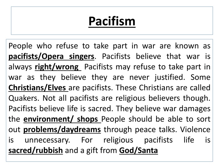 PPT - War and Peace PowerPoint Presentation - ID:1529542