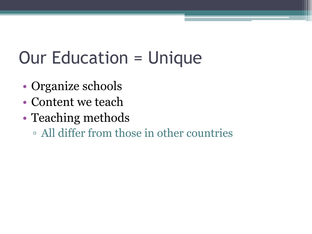 PPT - Education in the United States: It’s Historical Roots PowerPoint ...