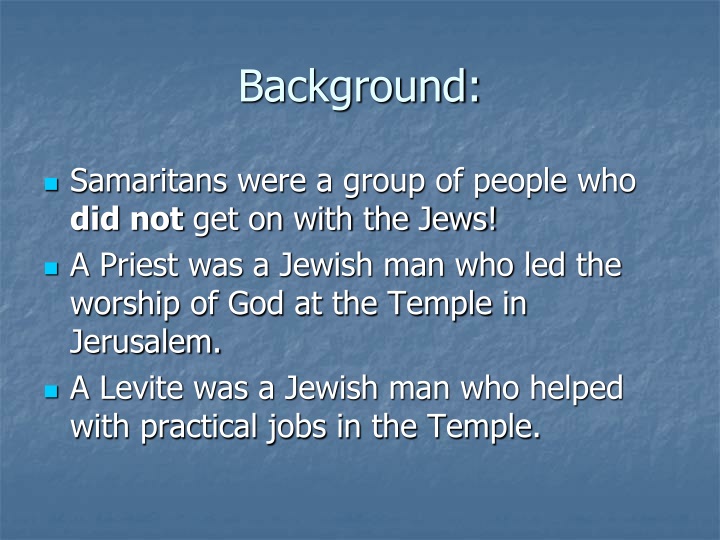 PPT - The Parable of The Good Samaritan PowerPoint Presentation - ID ...