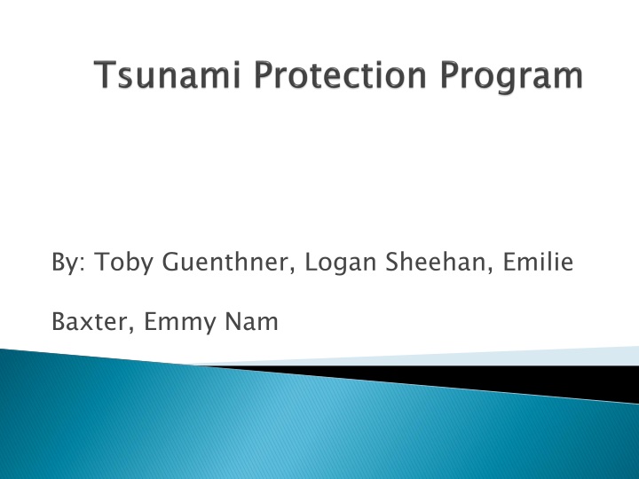 PPT - Tsunami Protection Program PowerPoint Presentation, free download ...